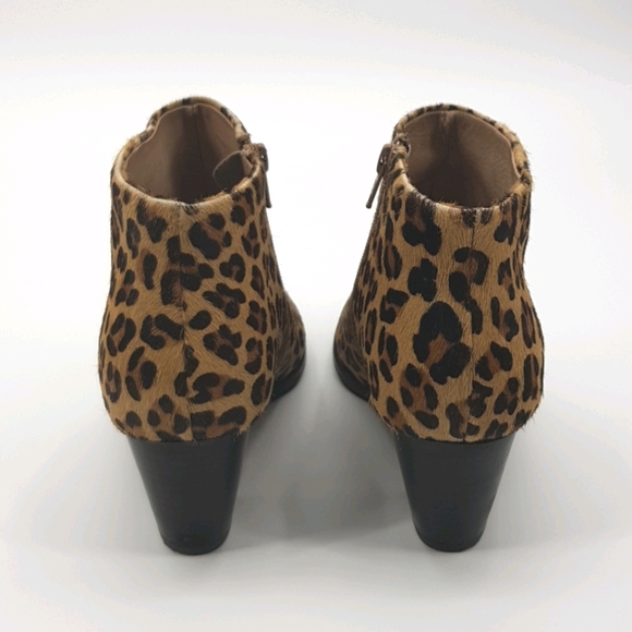 Vionic | Shoes | Vionic Leopard Print Calf Hair Georgia Ankle Boots ...